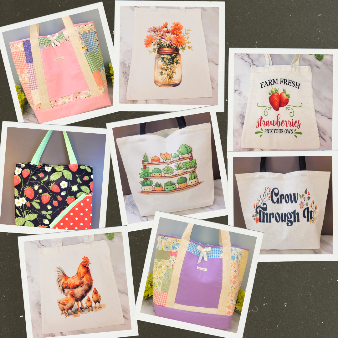 Canvas Tote Bags – Solo Bella Creations